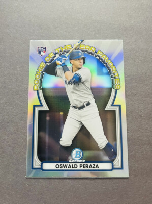 2023 Bowman Chrome Oswald Peraza ROY Favorites Insert New York Yankees ...
