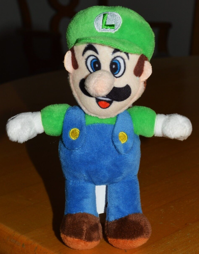Super Mario Bros. Nintendo Plush Stuffed Luigi Figure Toy 7 Inch | eBay