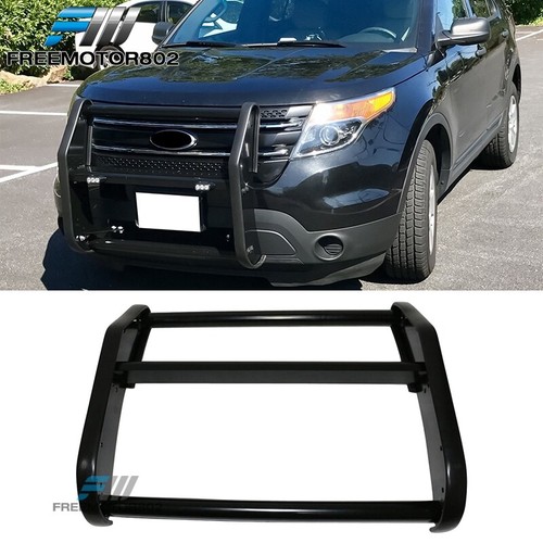 Fits 11-15 Ford Explorer Front Bumper Bull Bar Push Grille Guard Steel ...