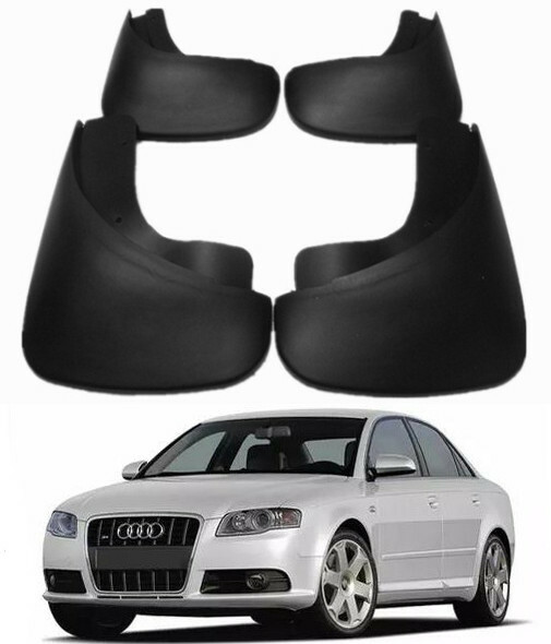 Genuine Set Splash Guards Mud Flaps For 2004-2008 Audi S4 / A4 B7 S ...