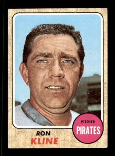1968 Topps #446 Ron Kline VG/VGEX Pirates 564634 | eBay
