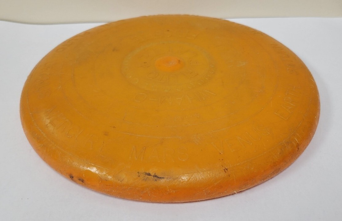 RARE! 1950s Wham o FRISBEE Pluto Platter Orange / Apricot | eBay