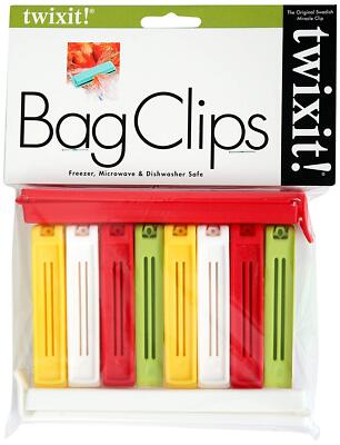 Linden Sweden Twixit! Bag Clips - Set of 10 - Keep Food Fresh, BPA-Free ...