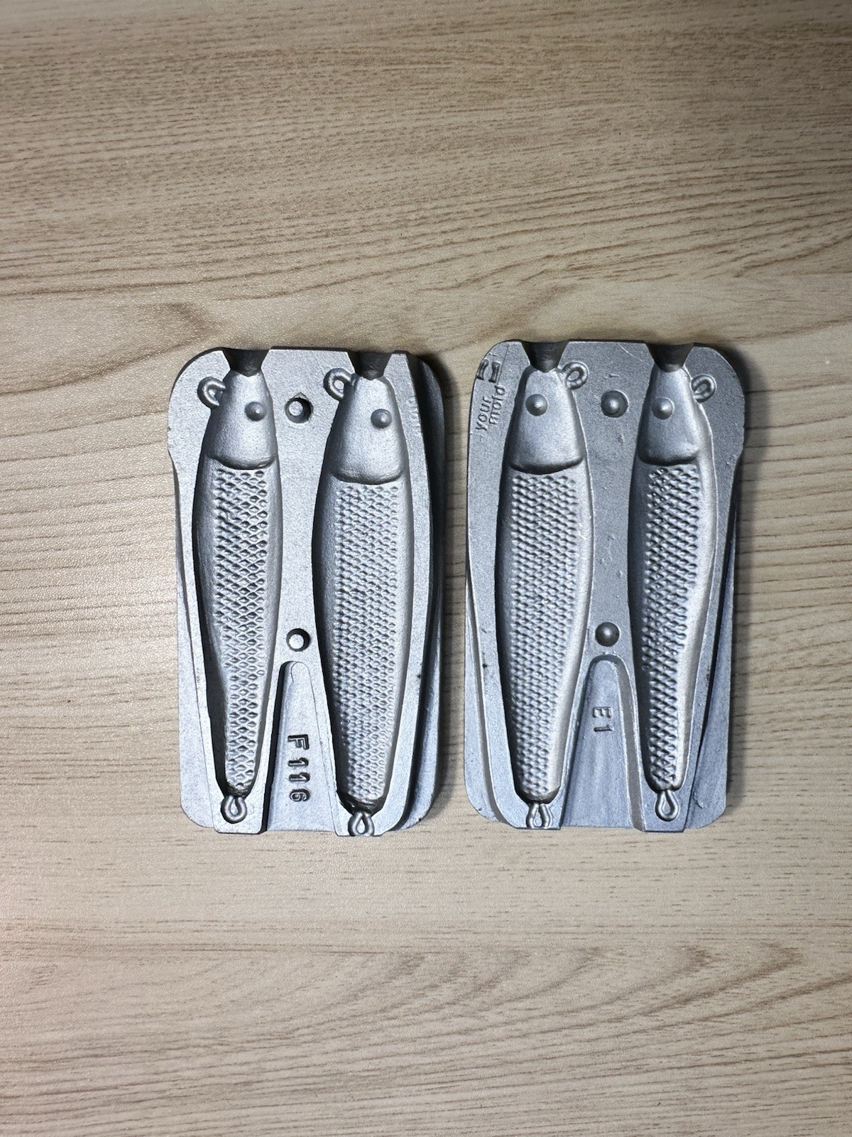 Herring Pirk Fishing Deep Drop Flutter Jig Lead Mold 120-150g 4.2-5.3oz ...