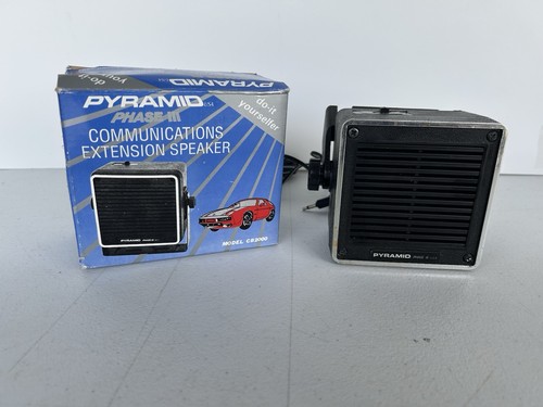 Vintage Pyramid Phase III CB2000 Communications Extension Speaker 1984 ...