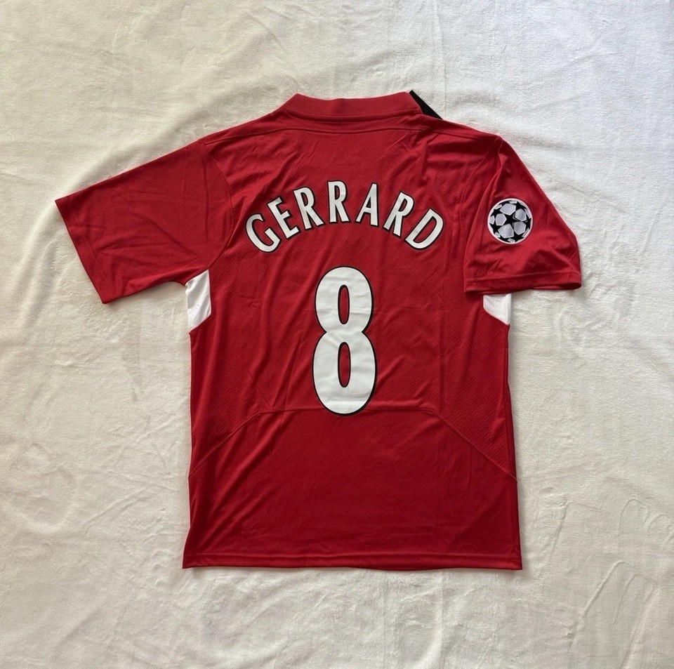 Liverpool 2005 UCL Final Jersey #8 Gerrard Reebok NWT – Champions ...