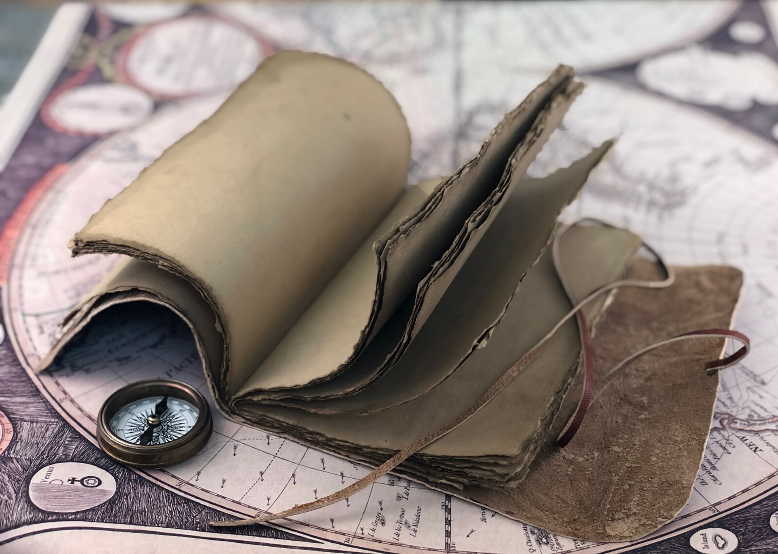 9x6" Vintage Handmade Scroll Leather Journal Travel Diary Leather Bound ...