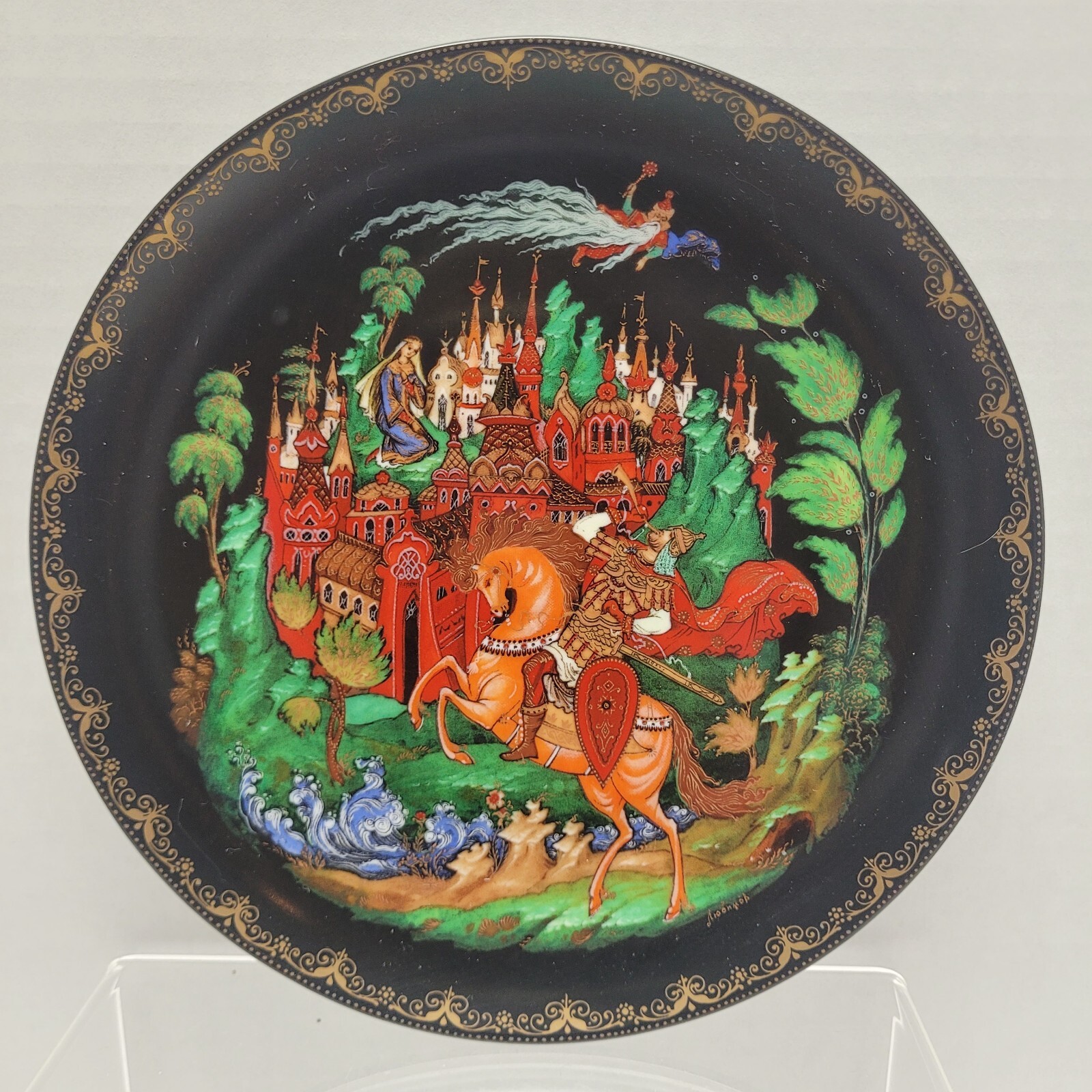 Vintage Tianex Russian Legends Collector Plate 1988 Bradex 60-V25-1.1 ...