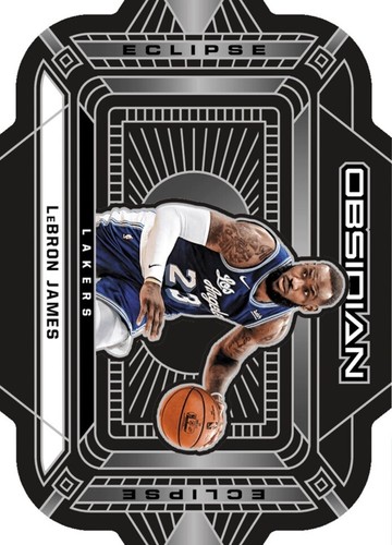 2020-21 Panini Obsidian LeBron James Eclipse Die Cut LA LAKERS (Digital ...