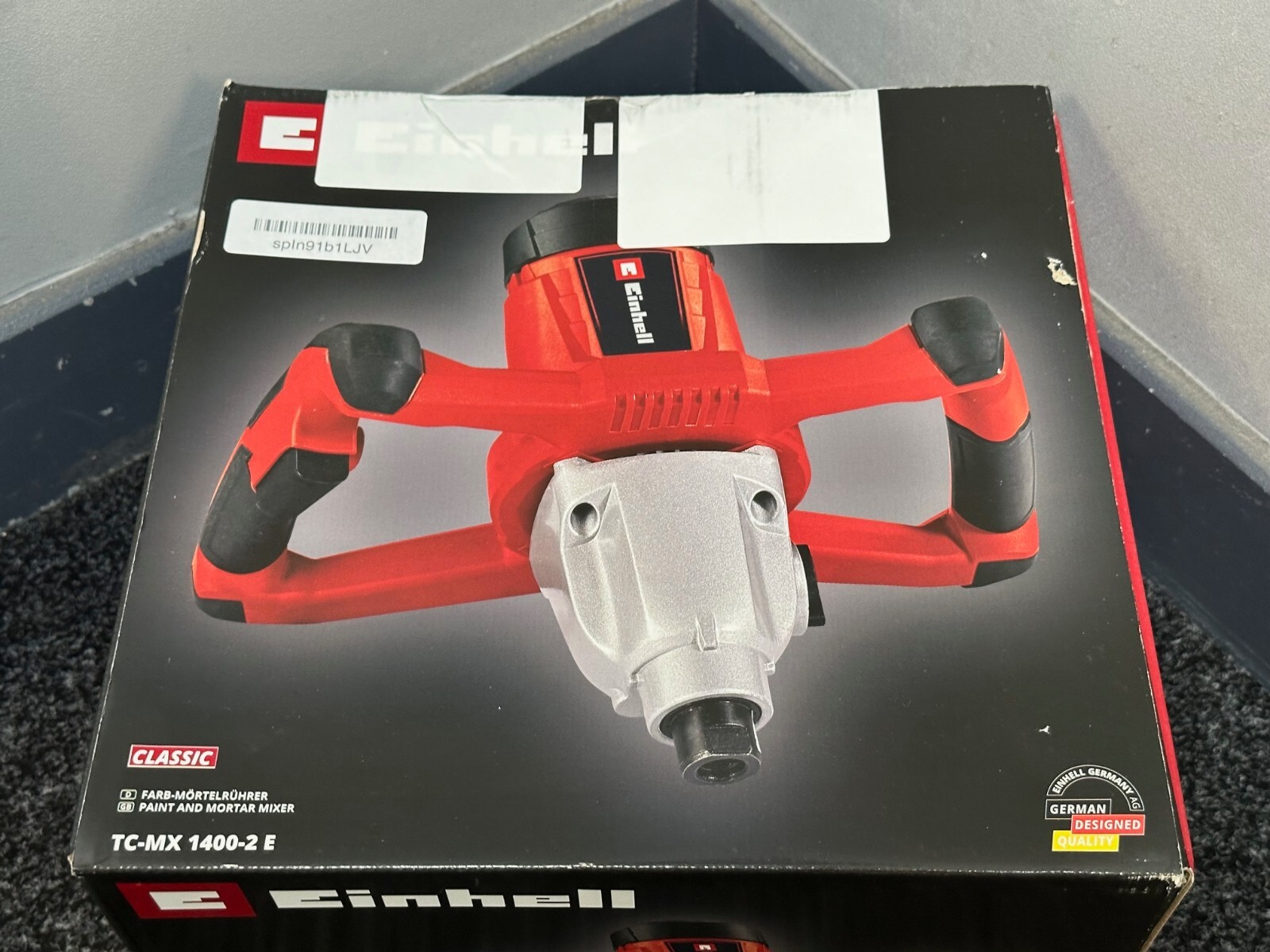 Einhell TC-MX 1400-2 E Paddle Mixer for sale online | eBay