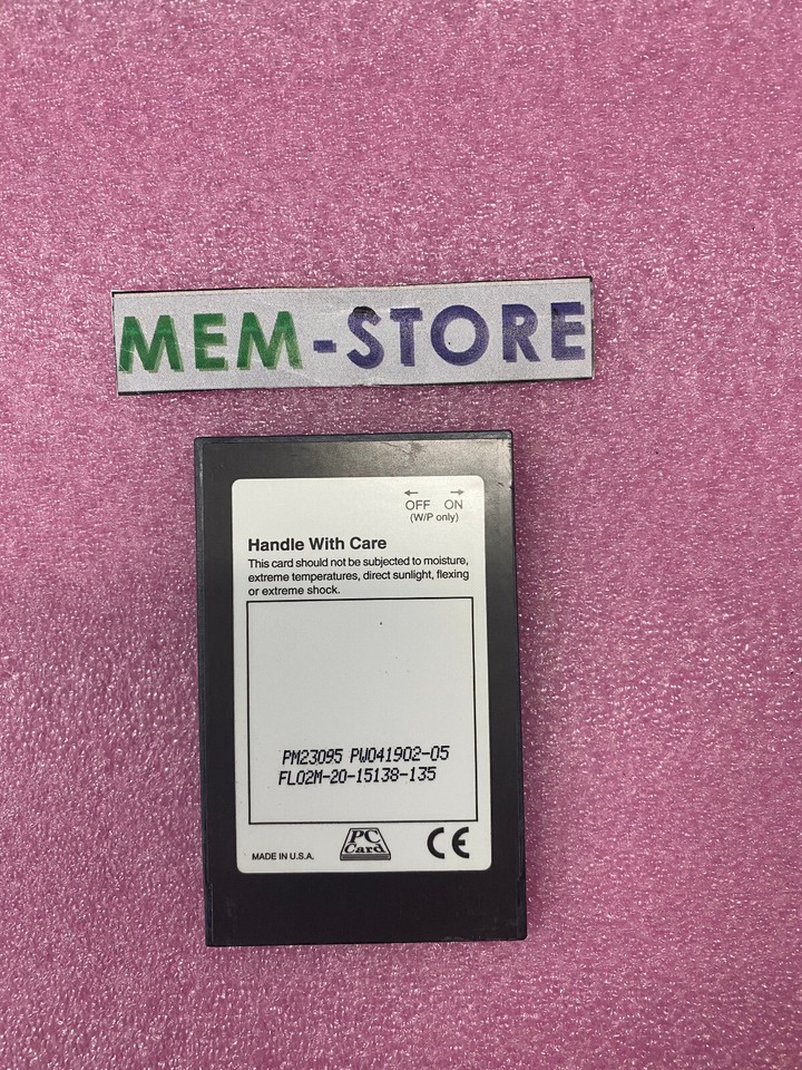FL02M-20-15138-135 PM23095 PW041902-05 2MB Smart Linear Flash PCMCIA ...