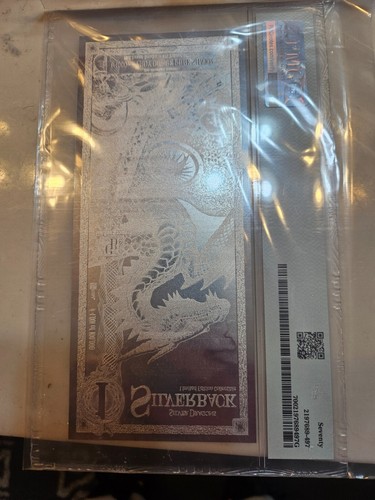 2022 Silverback - Silver Dragon Red LE PMG 70 .999 Silver Aurum Note | eBay