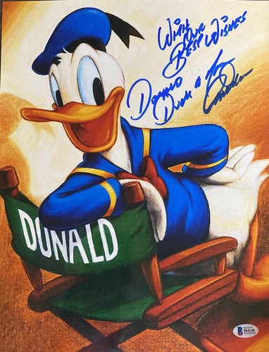 Tony Anselmo Voice Of Donald Duck Signed Autographed 11x14 Photo Disney ...