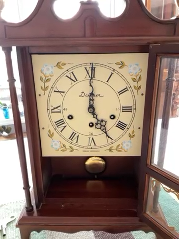 Vintage Daneker Mantel Clock Pillar&scroll Westminster Chime #534 | eBay