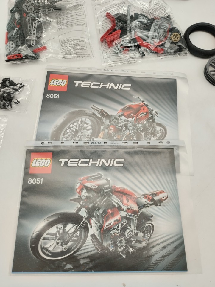 LEGO 8051 Motorbike Motorcycle Technic Technology New MIB Sealed Bag ...