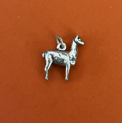 925 Sterling Silver Llama Charm | eBay