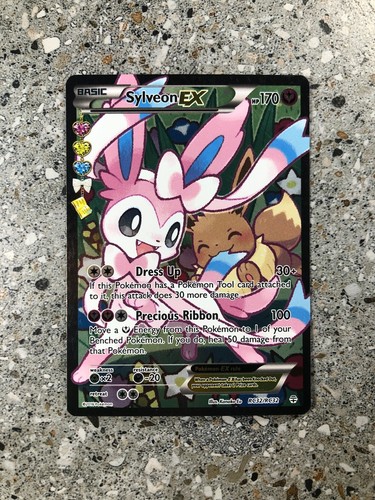 Pokemon TCG Cards Sylveon EX RC32/RC32 Generations Radiant Collection ...