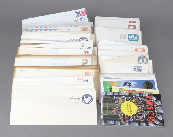 US 1975-1982 Postal Stationery Accumulation plus Modern Sealed Postal ...