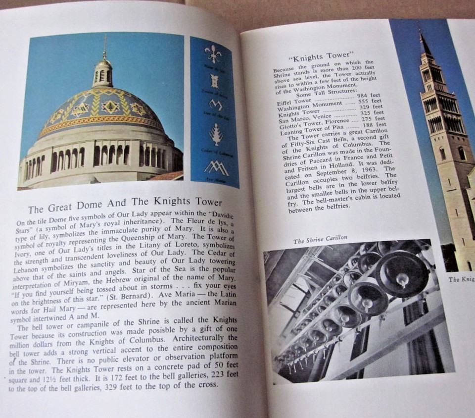 NATIONAL SHRINE OF IMMACULATE CONCEPTION booklet Roman Catholic DC ...