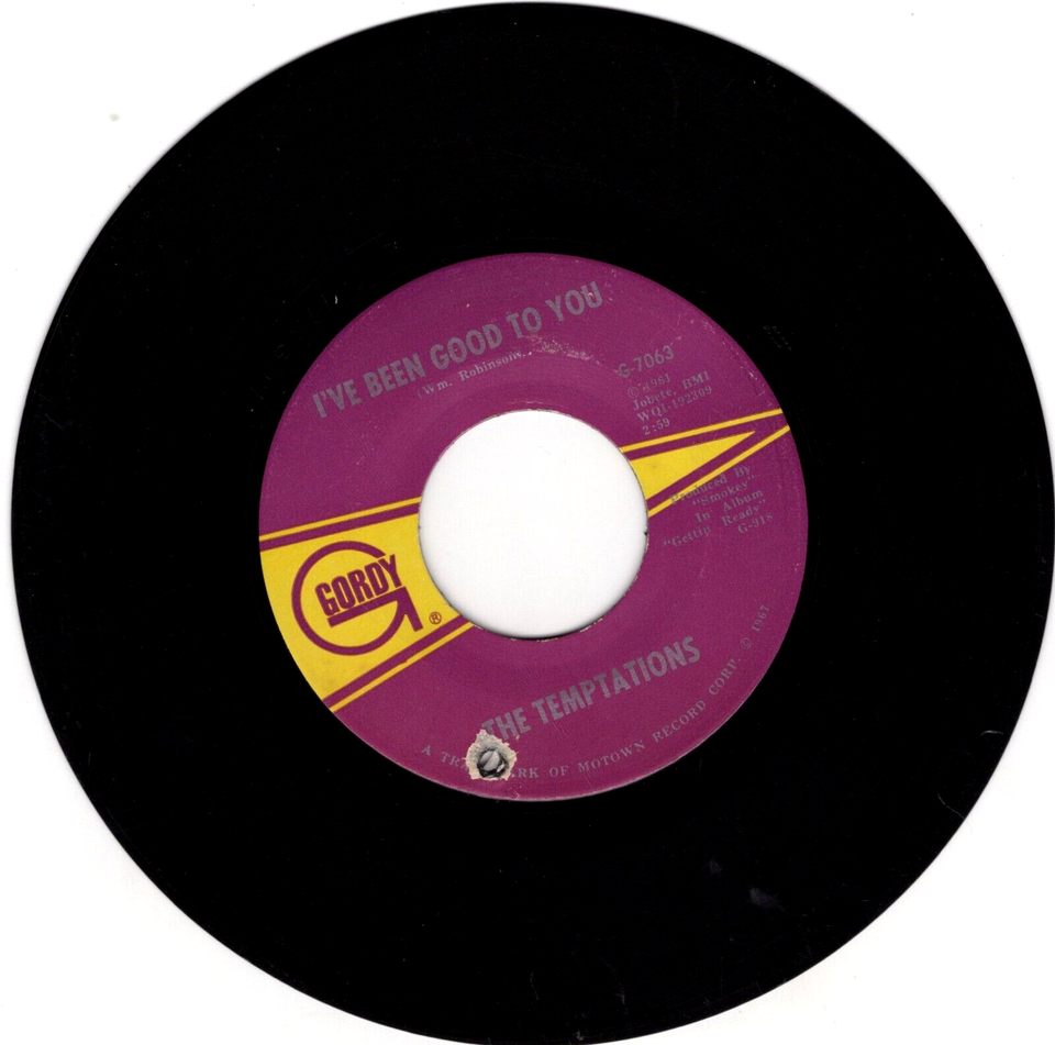 The Temptations – You're My Everything 1967 Gordy R&B Soul Strong VG ...