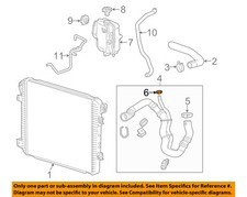 GM OEM Radiator Coolant-lower Hose 22896363 for sale online | eBay