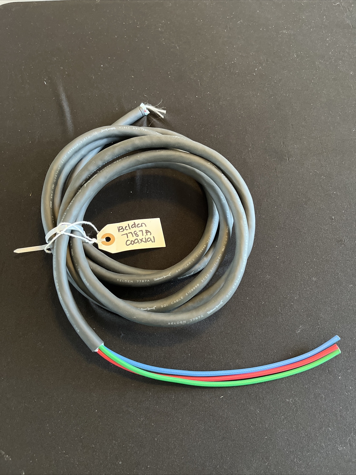 Belden 7787A Brilliance Videoflex coaxial SDI cable. 10.5 ft. | eBay