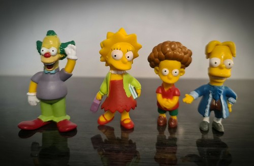 The Simpsons Collectable Character Figures Bart Lisa Fox Rare | eBay UK