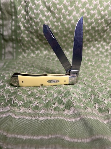 Case 3254 CV Trapper Yellow Handle Knife ~USA Made | eBay