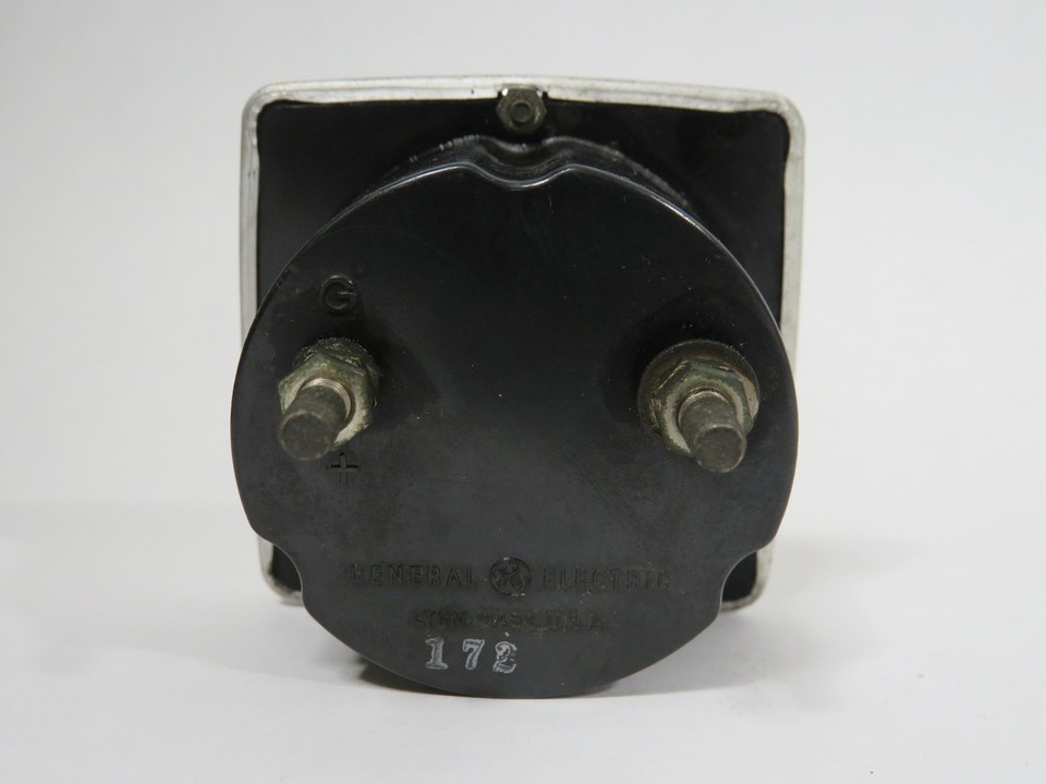 General Electric DC Ammeter 50-0-50A DC 2-1/2" D Shunt External Cat ...