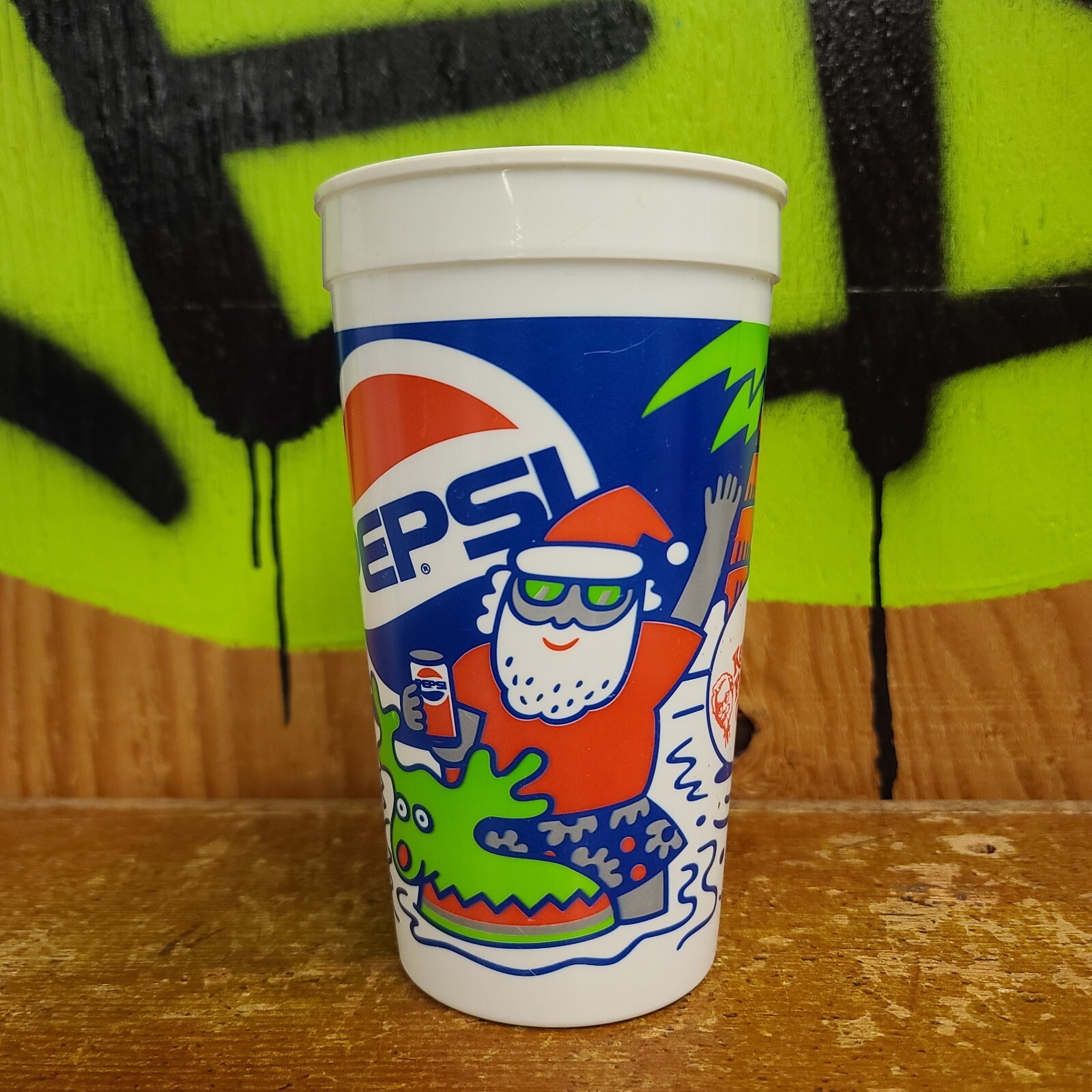 Vintage KFC Pepsi Santa in the Pool Cup Kentucky Fried Chicken | eBay