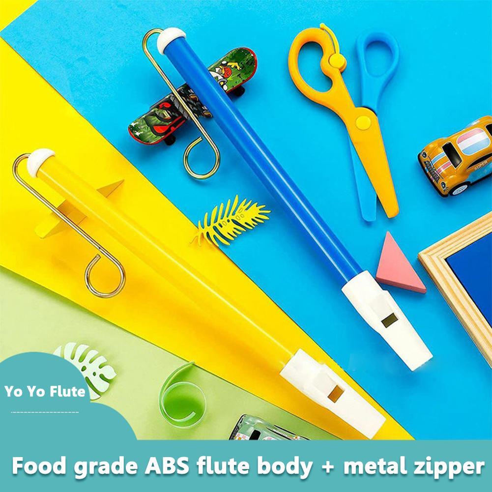 Yoyo Flute Tie Rod Slide Whistle Durable Small Musical Instrument (Blue ...