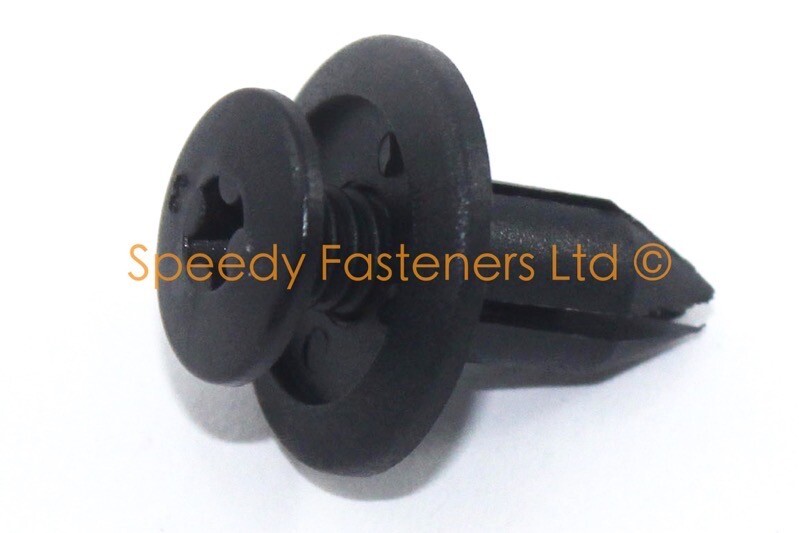 10x 6mm Plastic Push Screw Rivet Scrivet Fairing Panel Clips for Yamaha ...