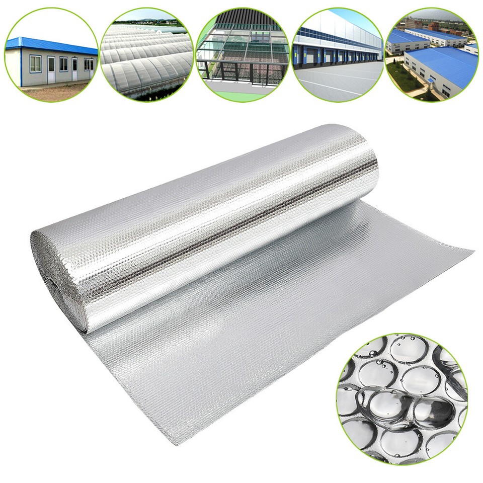 Caravan Shed Loft Roof Insulation Double Foil Bubble Floor Wall Foil uk ...