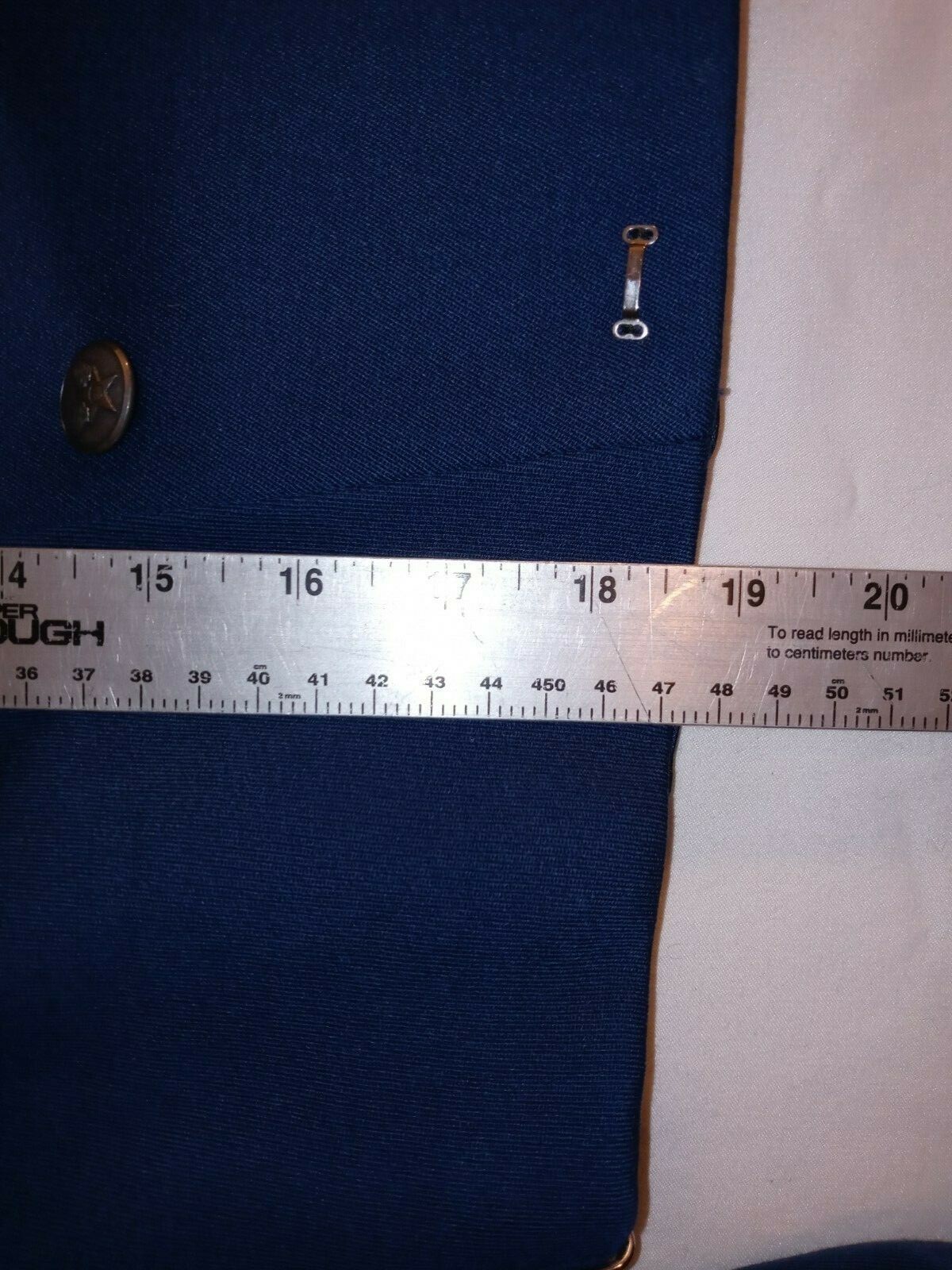 USAF AIR FORCE ACADEMY CADET PARADE UNIFORM JACKET 20 SLEEVE WOMENS 16 ...