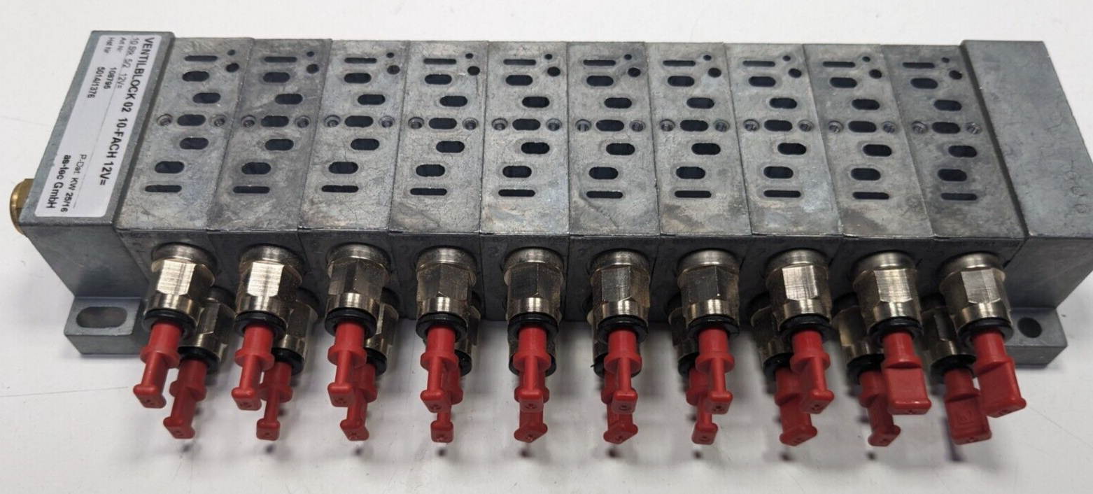 Aventics Rexroth Ventilblock 02 Solenoid Valve Manifold - up to 10 ...