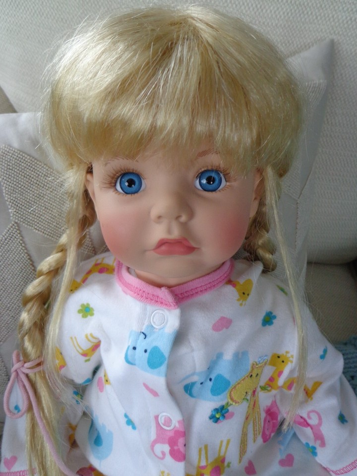 Susan Wakeen Vinyl Doll Blonde Hair Blue Eyes 20" Baby Doll #257/500 | eBay