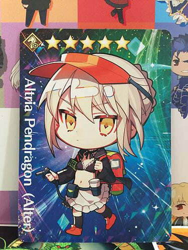 Artoria Pendragon (Alter) Rider Fate/Grail League Card FGO Grand Order ...