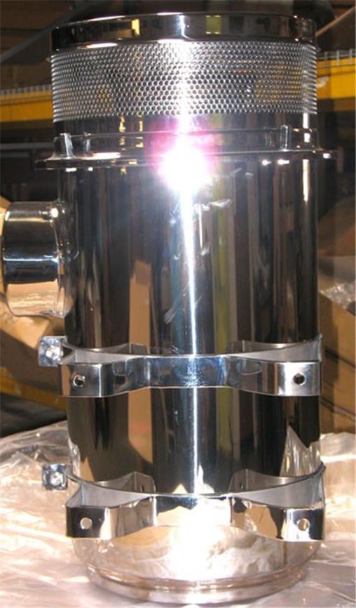 Kenworth W900L 13" Stainless Air Cleaner Donaldson Style 7" Inlet with ...