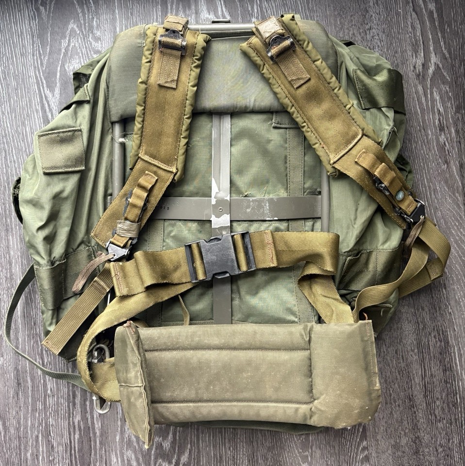US Military LC-1 ALICE Field Pack MEDIUM Backpack COMPLETE Frame Combat ...