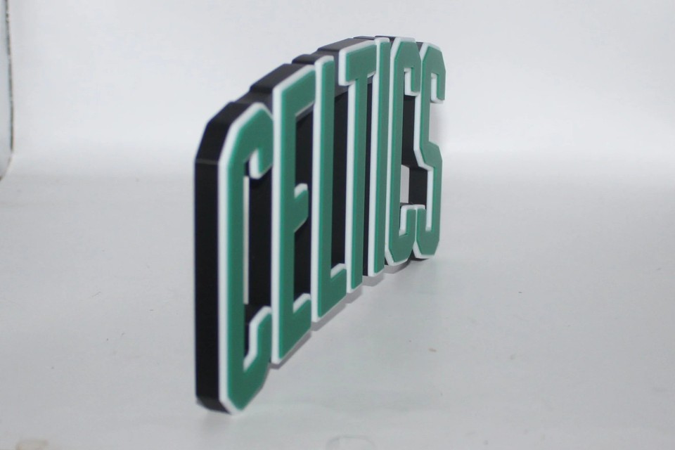 Boston Celtics 3D printed Logo Sign Wall Desk Shelf Art | eBay