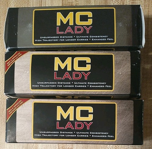 MC Lady NEW Golf Balls 3 Boxes of 3 Cover Muscle-Fiber Core Max ...