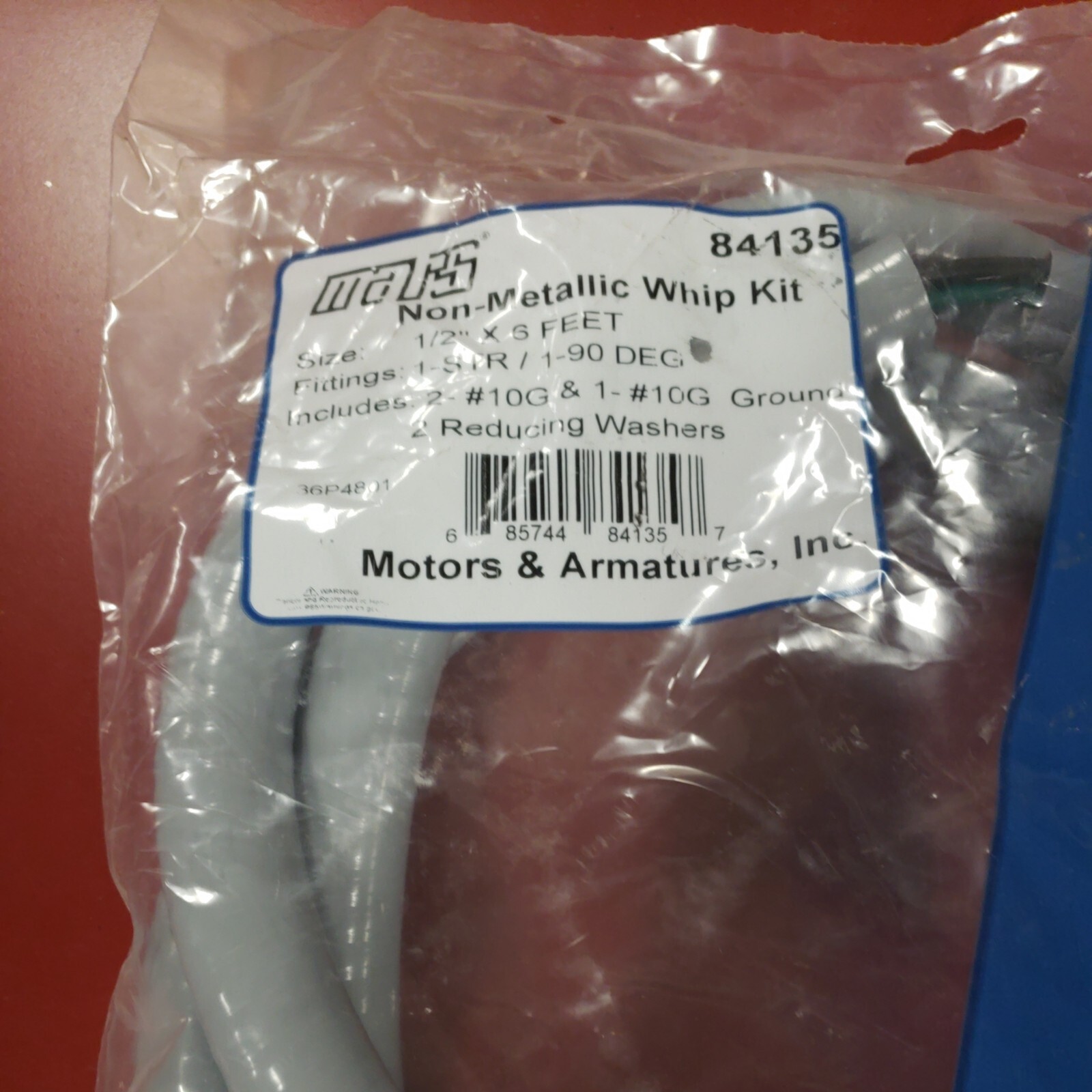 Non-Metallic A/C Whip Kit 1/2" x 6 ft. #10G 10 gauge 84135 | eBay