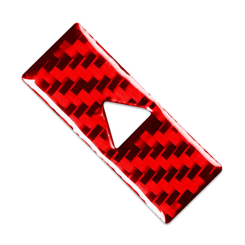 1pcs Double Flash Warning Light Panel Cover Trim For Alfa Romeo Giulia ...