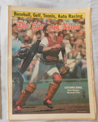 Butch Wynegar Minnesota Twins July 9 1977 Sporting News No Label ...