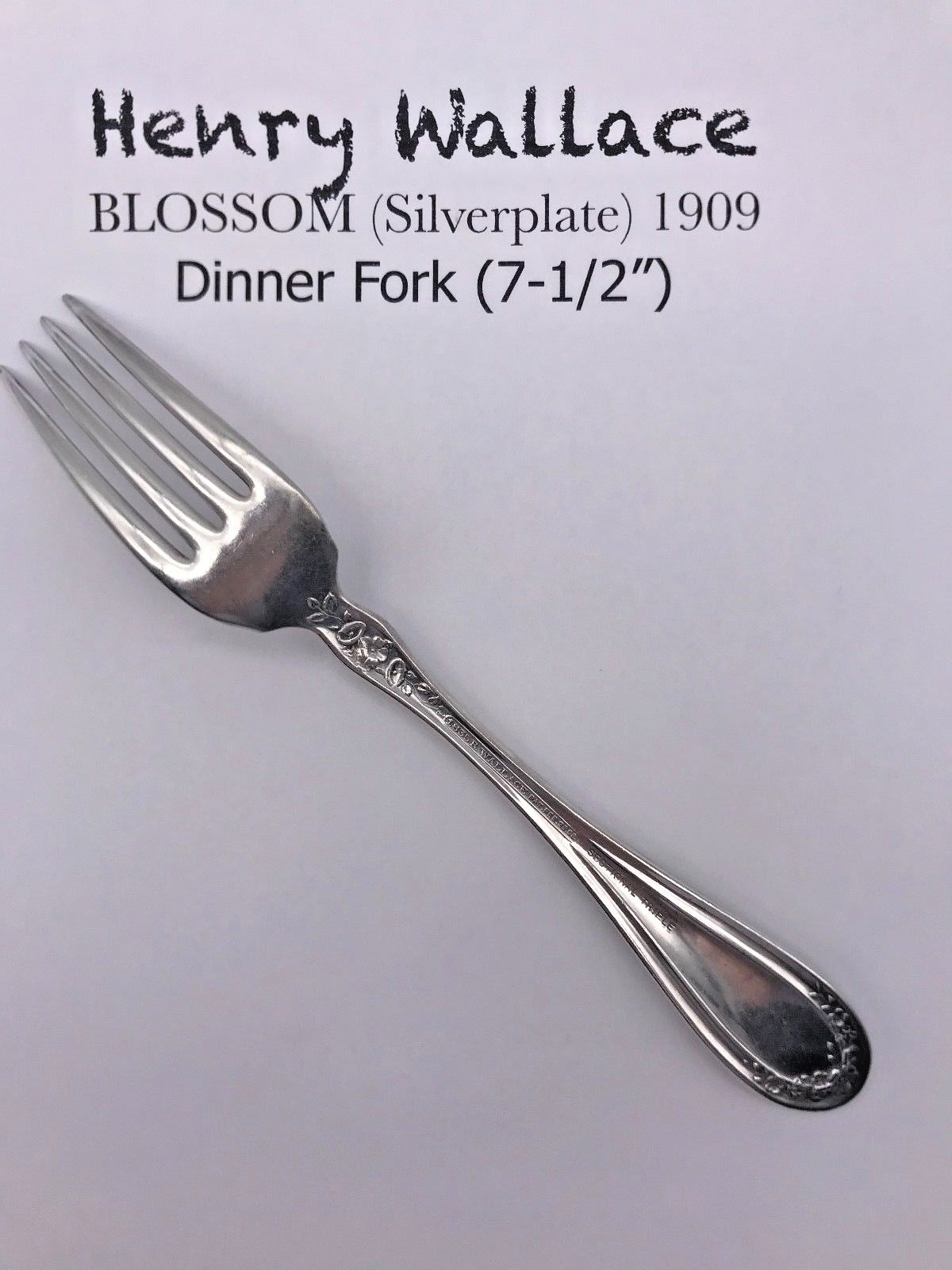 Blossom 1835 R Wallace Silverware 1909 Flatware Silver Plate CHOICE ...