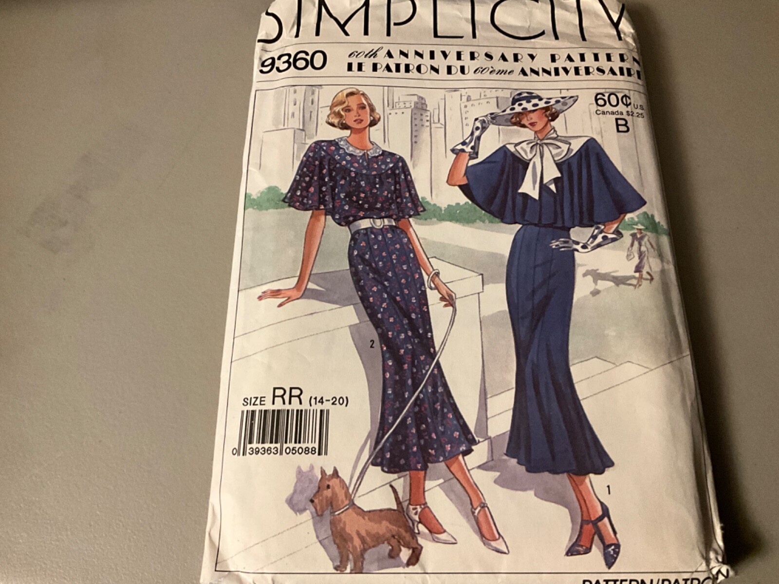 🌹SIMPLICITY #9360-LADIES CIRCA 1920's TWO STYLE DRESS PATTERN 6-12 or ...