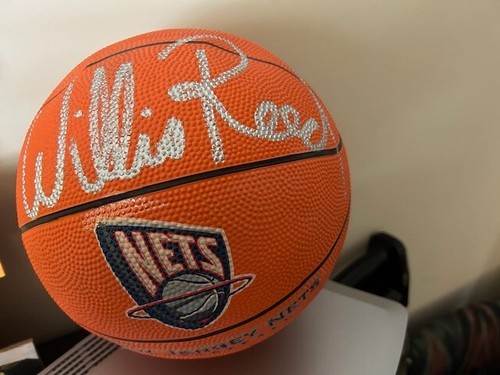 Willis Reed New Jersey Nets Autographed Signed Basketball -Hall of ...