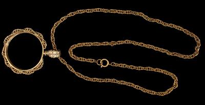 Rope Coin Bezel 39mm Coin Gold Tone Heavy 4mm Rope & Chain Frame New 24 ...