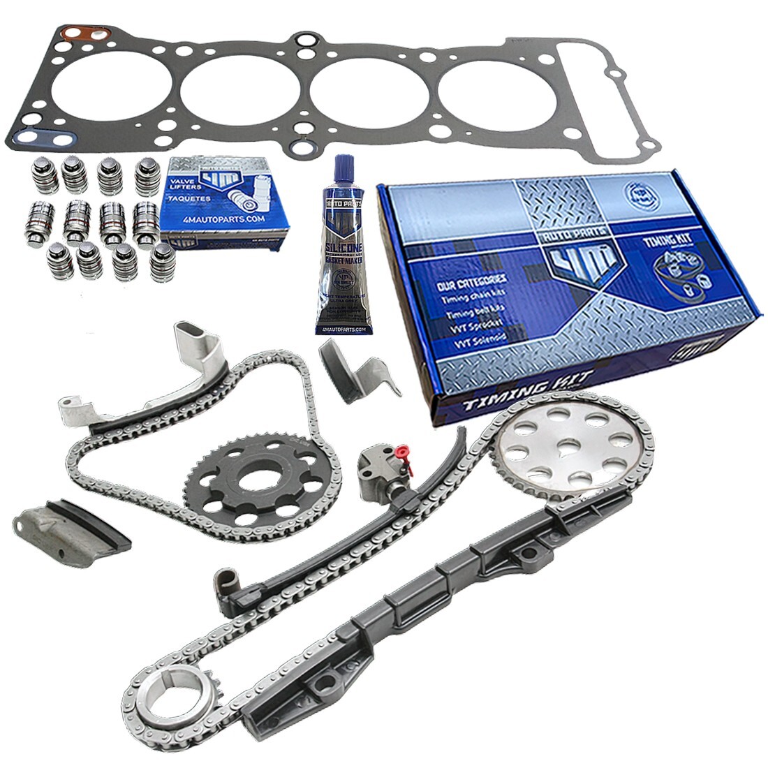 Engine Timing Kit, Valve Lifters & Head Gasket Fits Mazda MPV, B2600; 2 ...