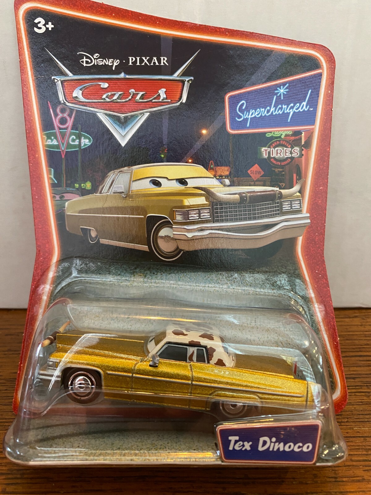 MATTEL DISNEY PIXAR CARS SUPERCHARGED “TEX DINOCO” L6275